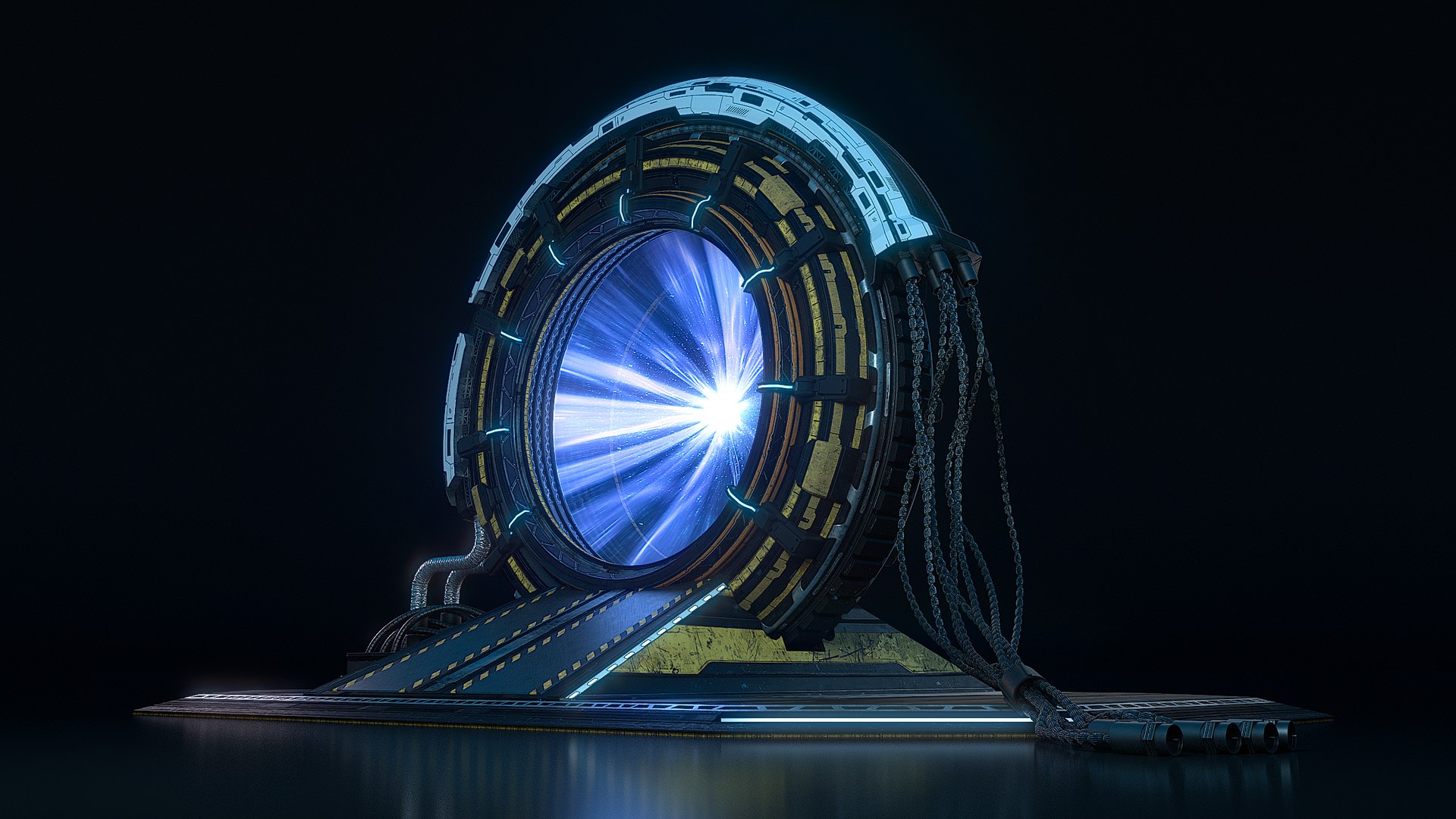 3D Scifi Portals Time Travel Devices model - TurboSquid 1817935