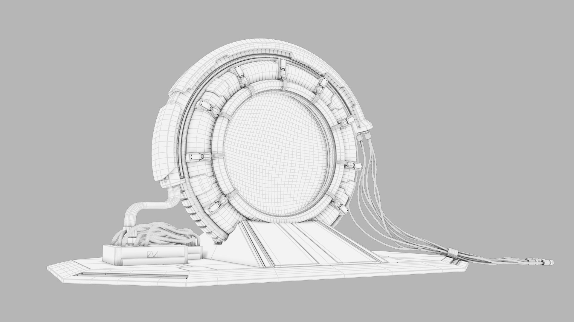 3D Scifi Portals Time Travel Devices model - TurboSquid 1817935