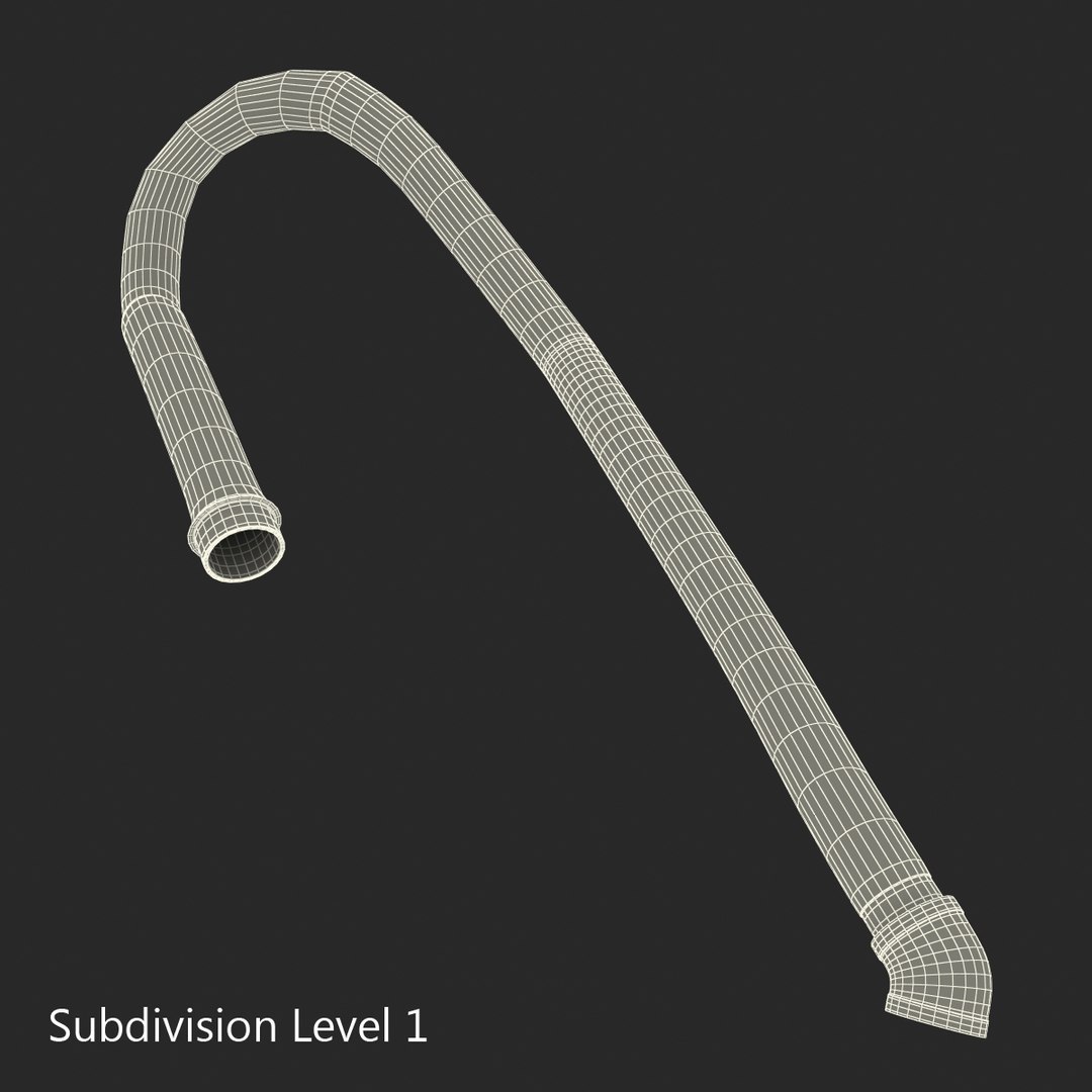 3d Model Broken Iron Pipe 11