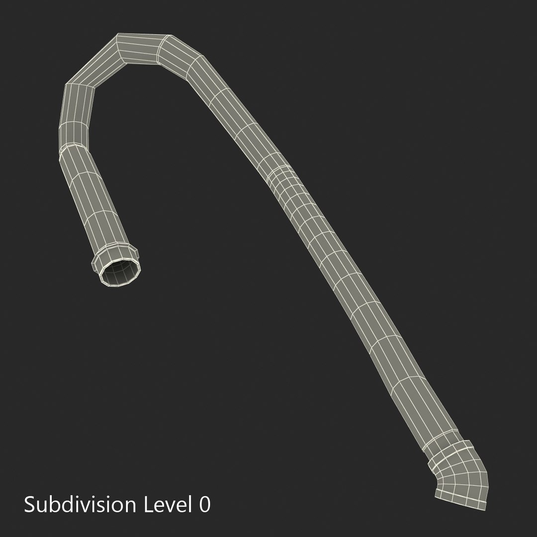 3d Model Broken Iron Pipe 11