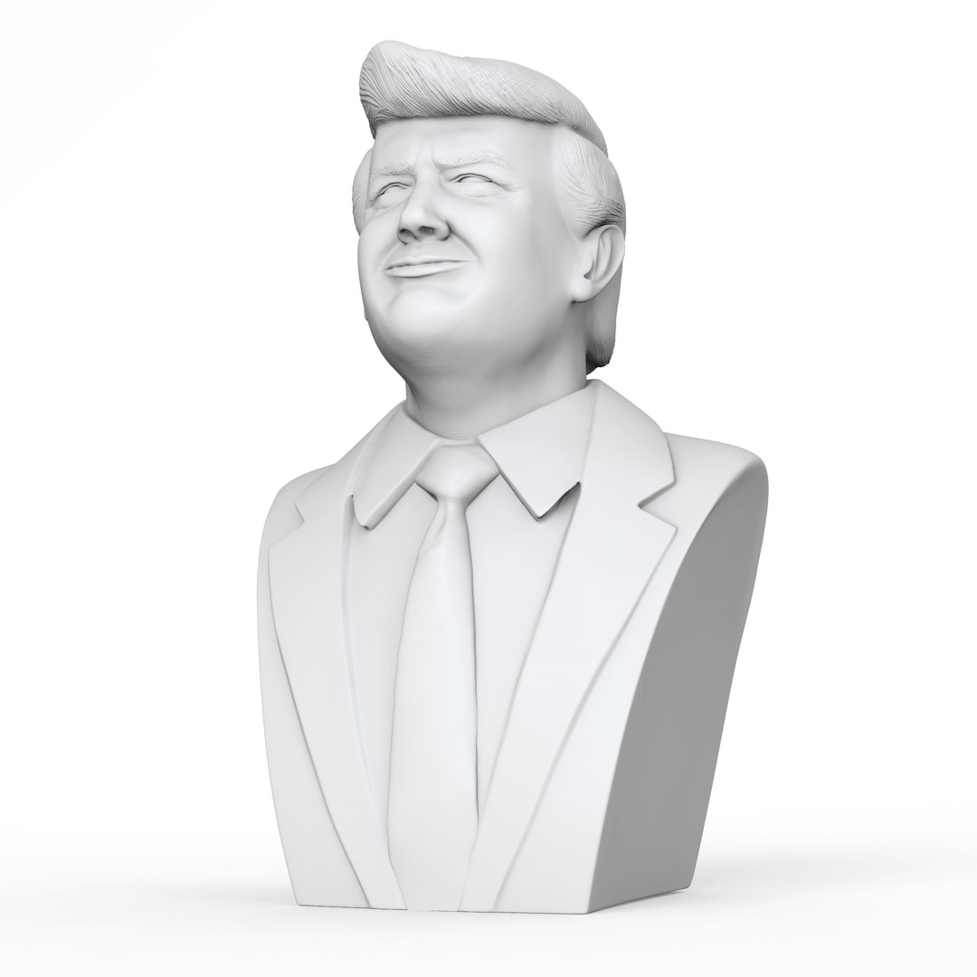 3D Portrait President - TurboSquid 1300335