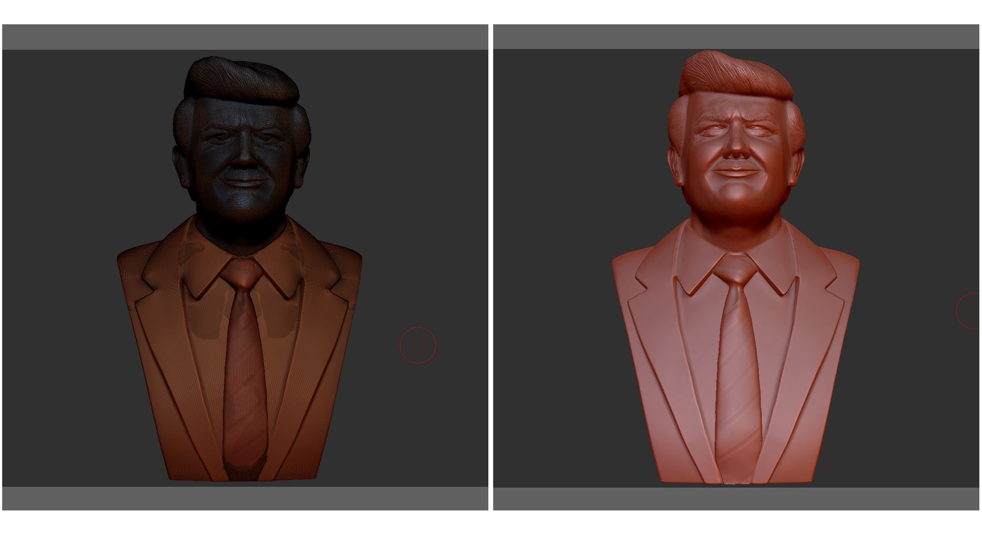3D Portrait President - TurboSquid 1300335