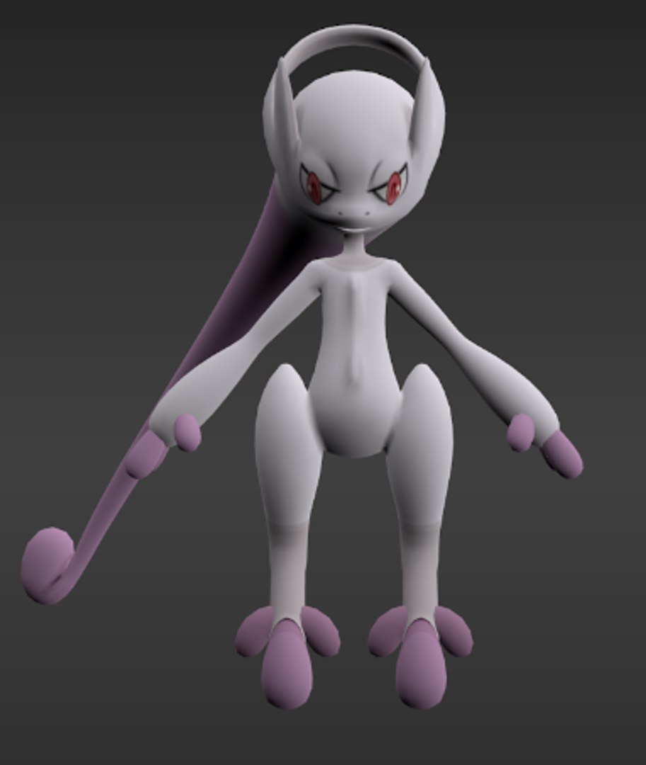 Pack Mewtwo 3d Model