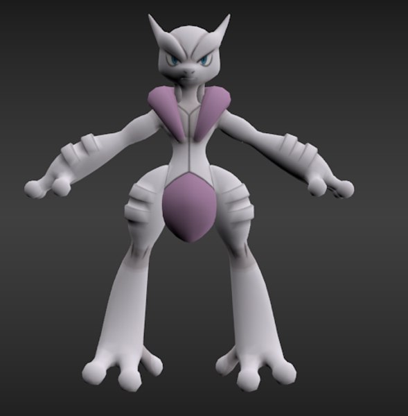 3D Mewtwo Models | TurboSquid