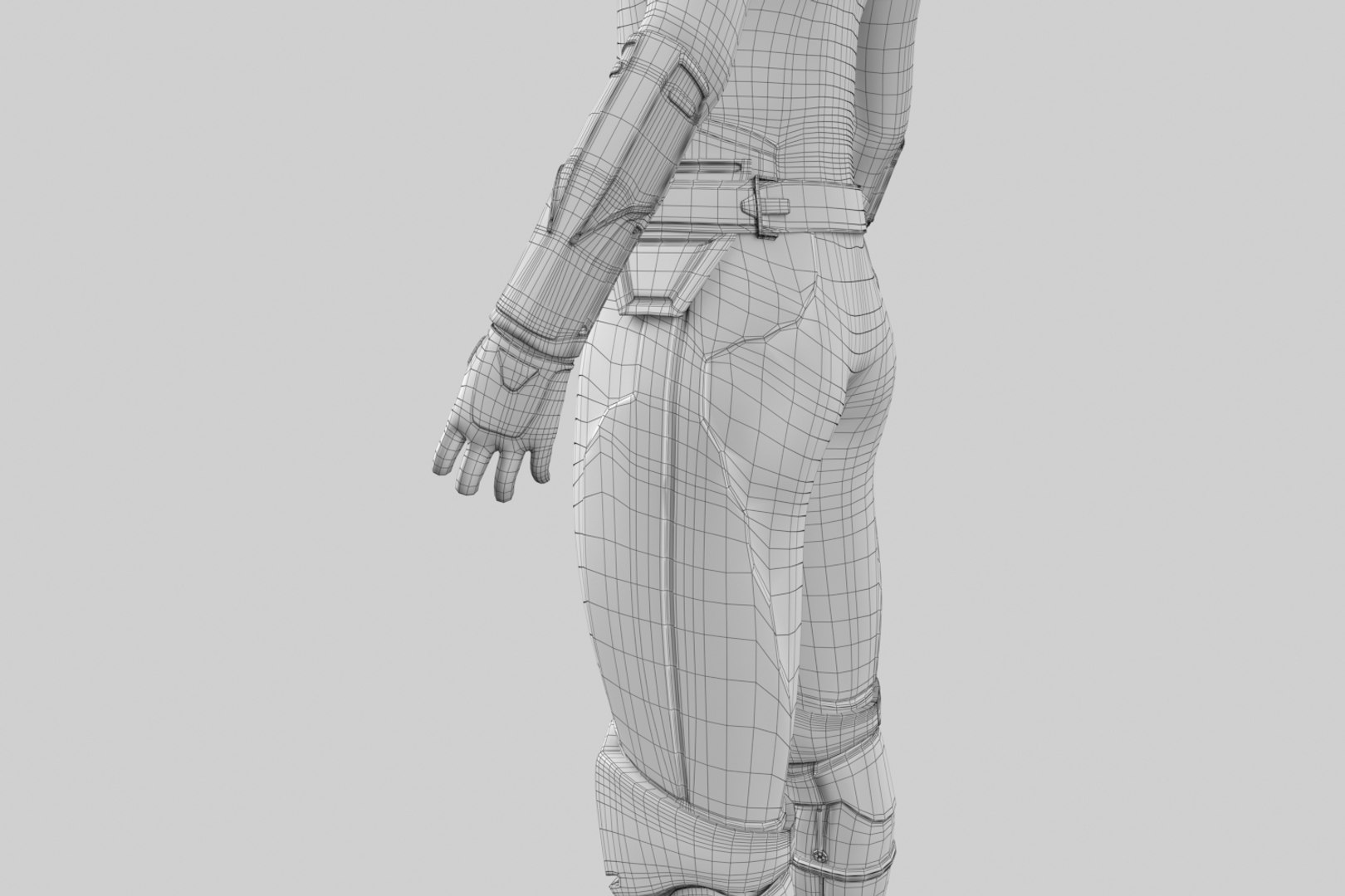 Captain Marvel Suit Model - TurboSquid 1362966