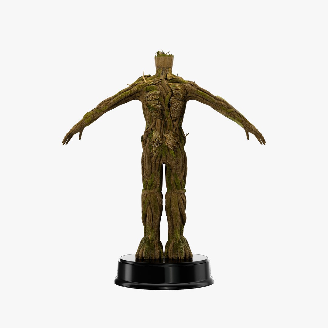 3d groot t pose