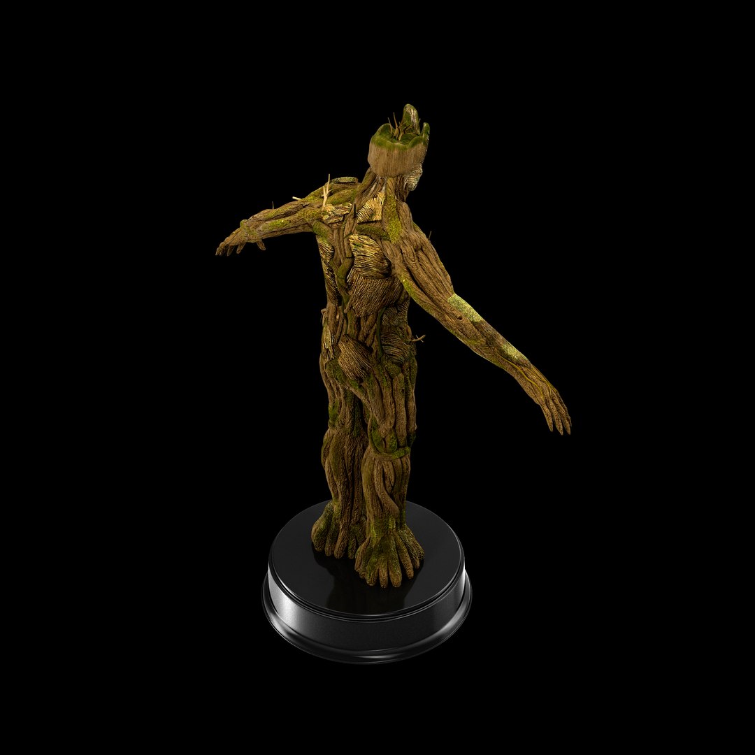 3d groot t pose
