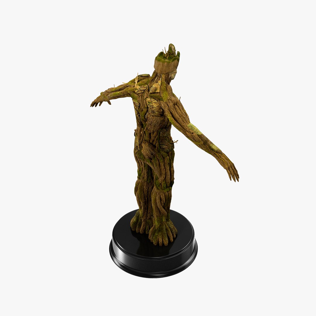 3d groot t pose
