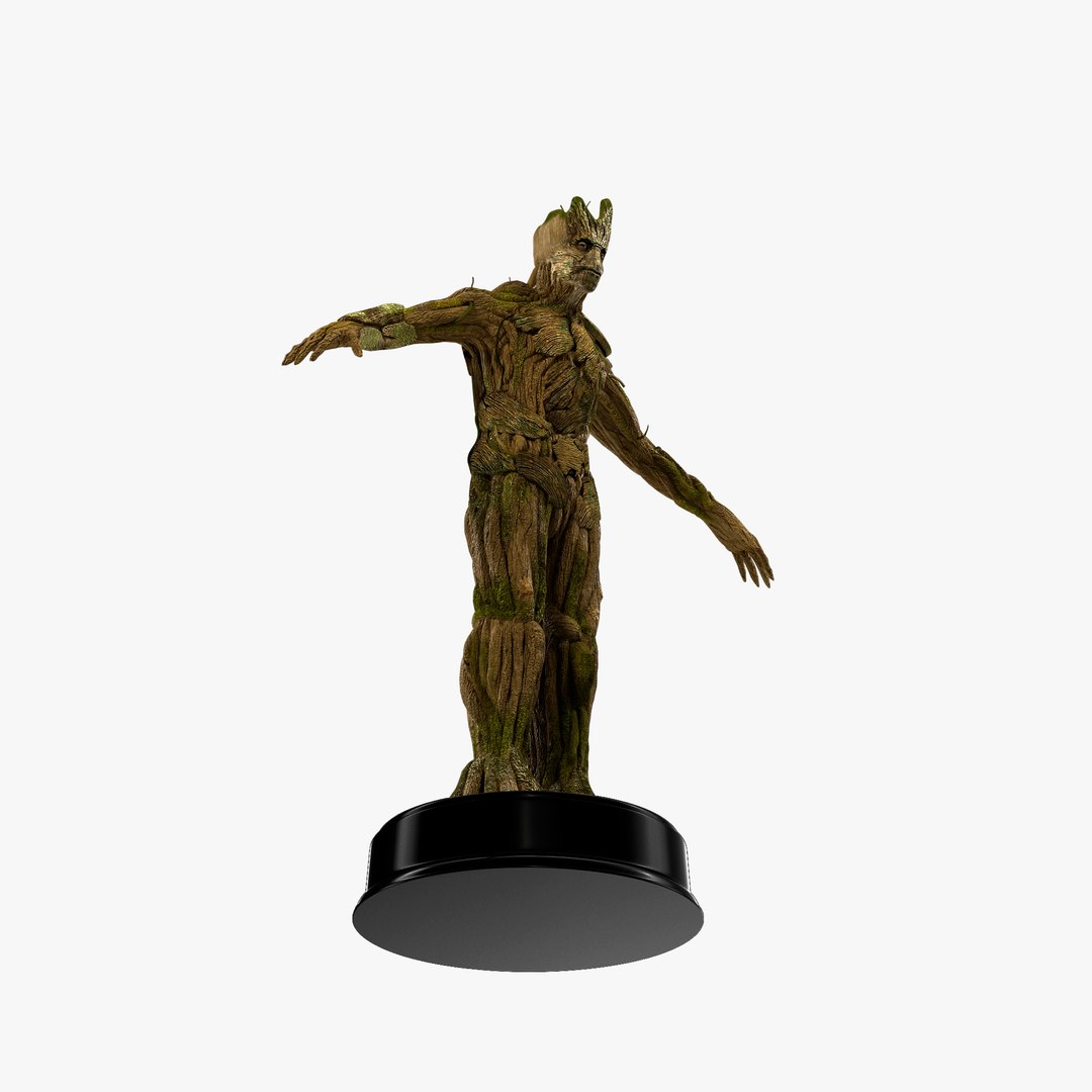 3d groot t pose