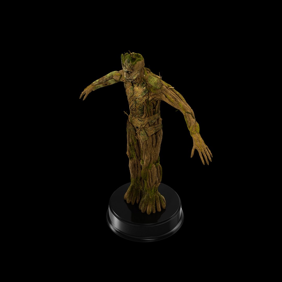 3d groot t pose
