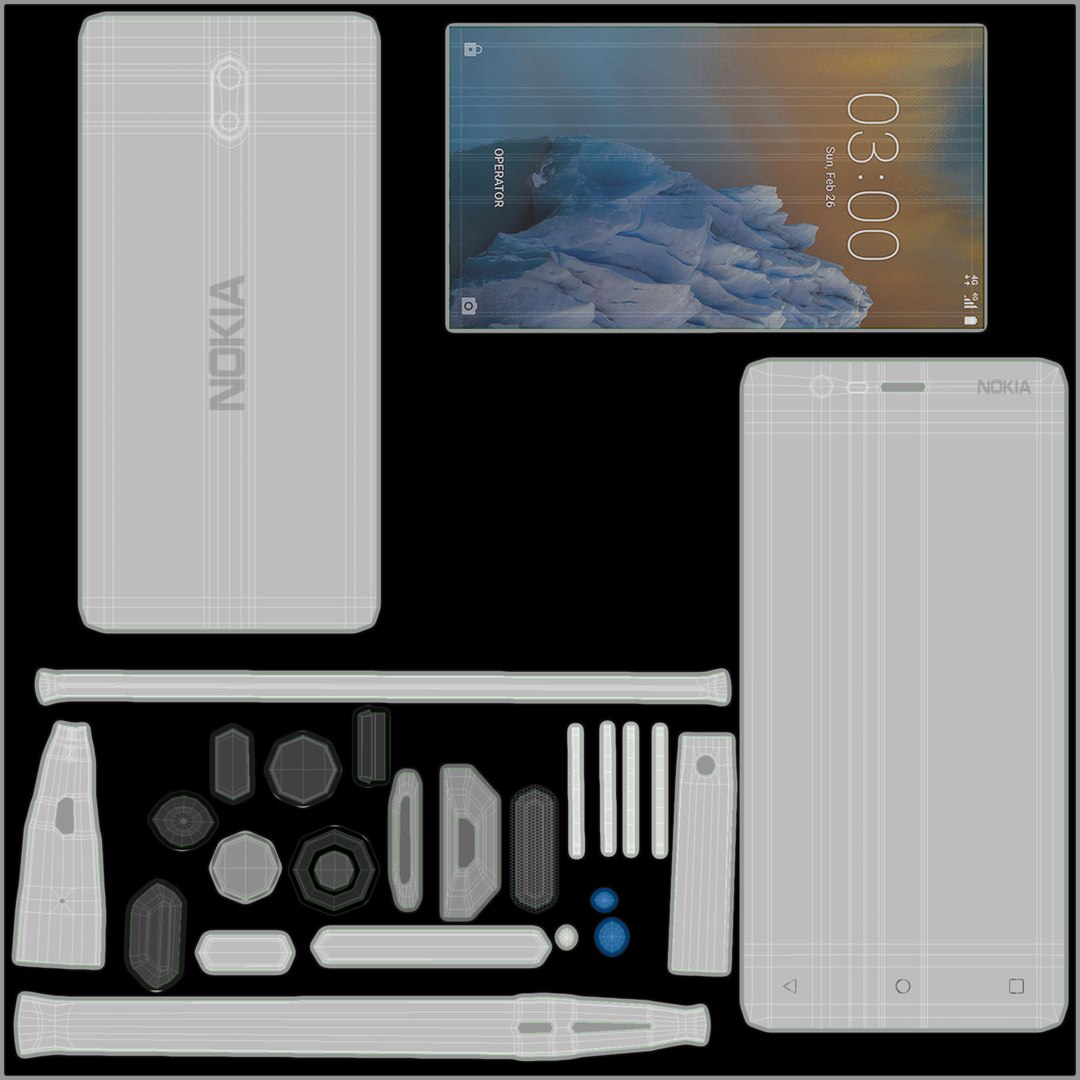 3D nokia 3 - TurboSquid 1164199