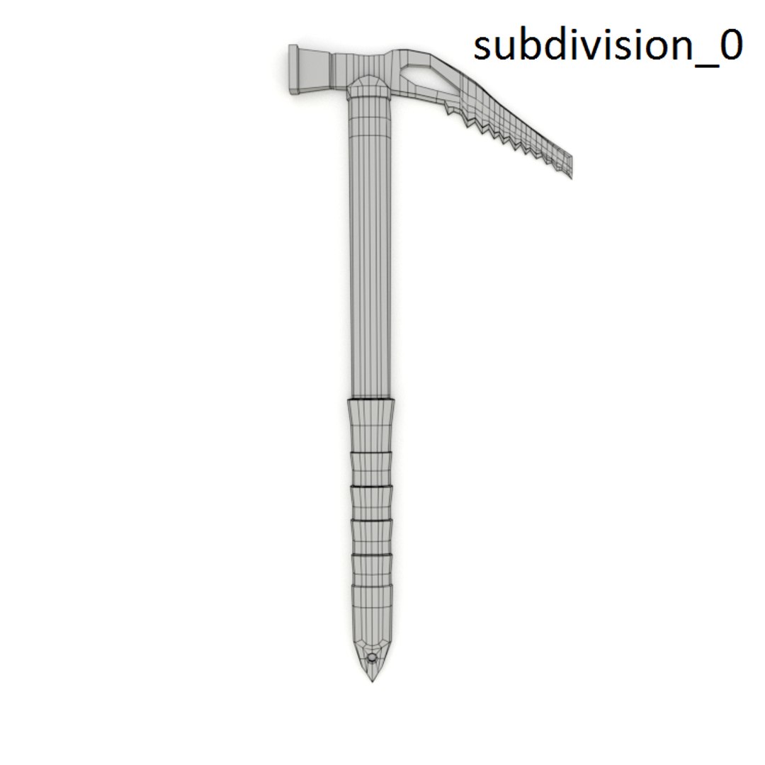 Ice Axe 3D - TurboSquid 1243284