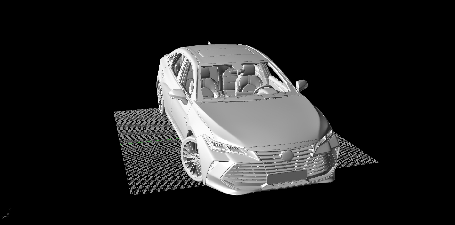Toyota Avalon Hybrid 2019 3D Model - TurboSquid 1417622