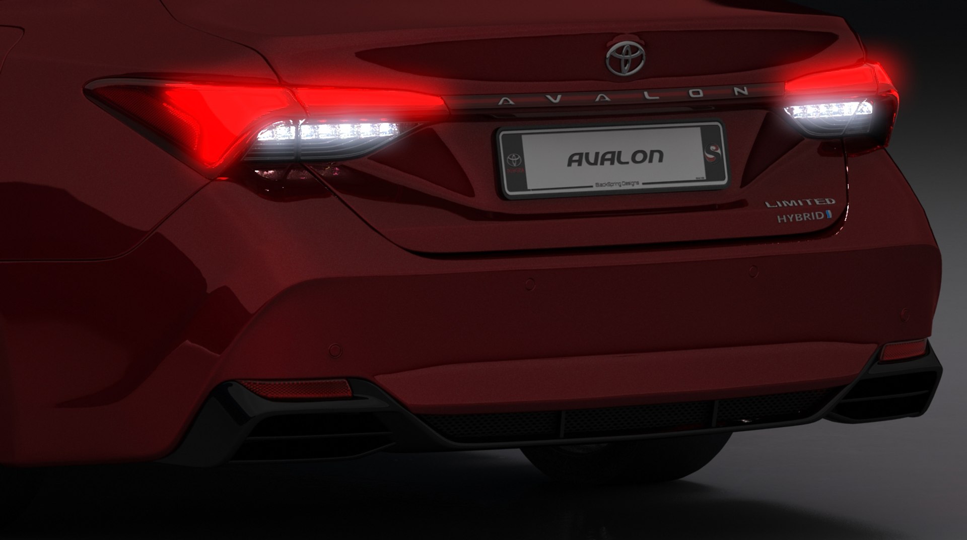 Toyota Avalon Hybrid 2019 3D Model - TurboSquid 1417622