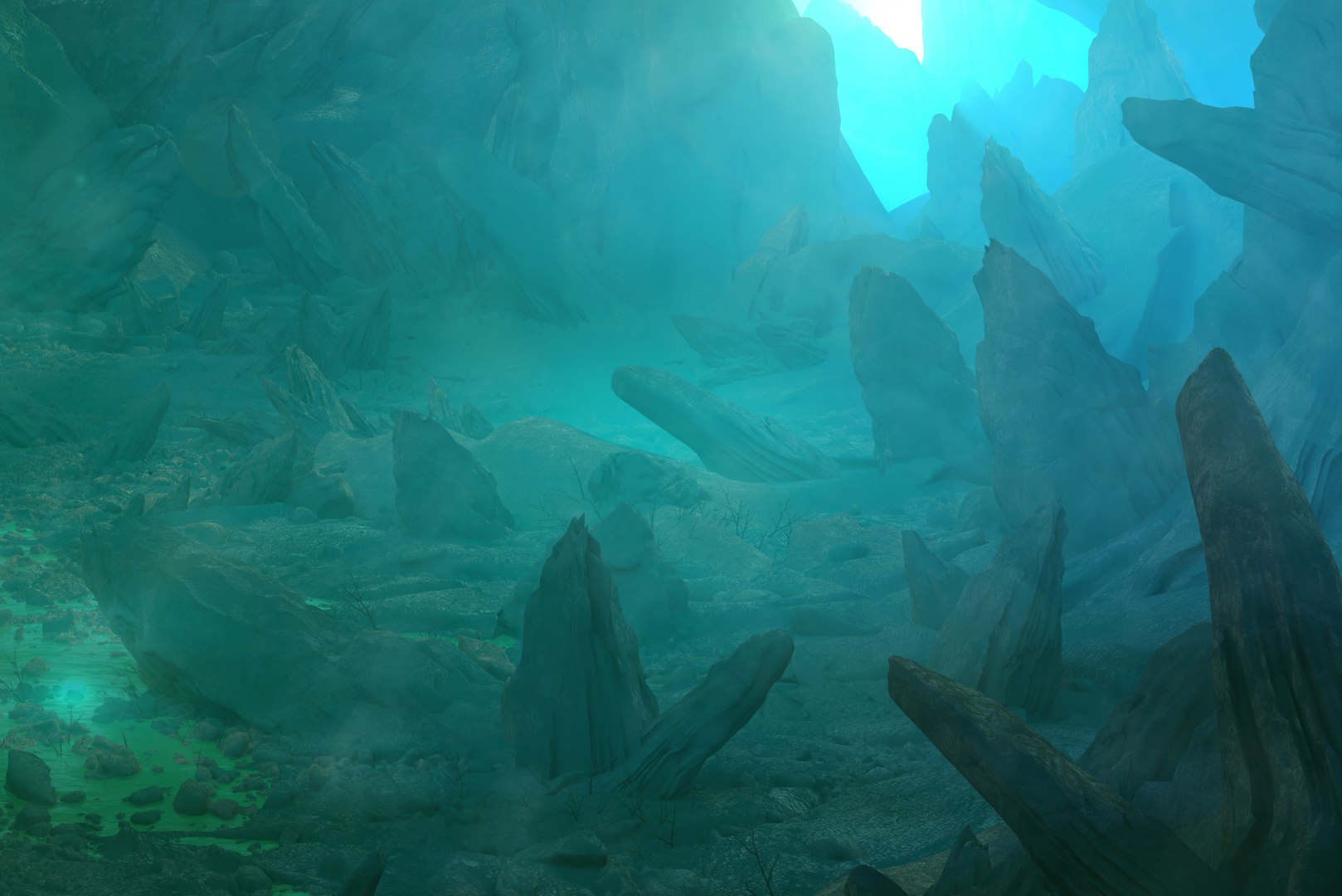 Alien Scifi Planet Environment 3D Model - TurboSquid 2113998