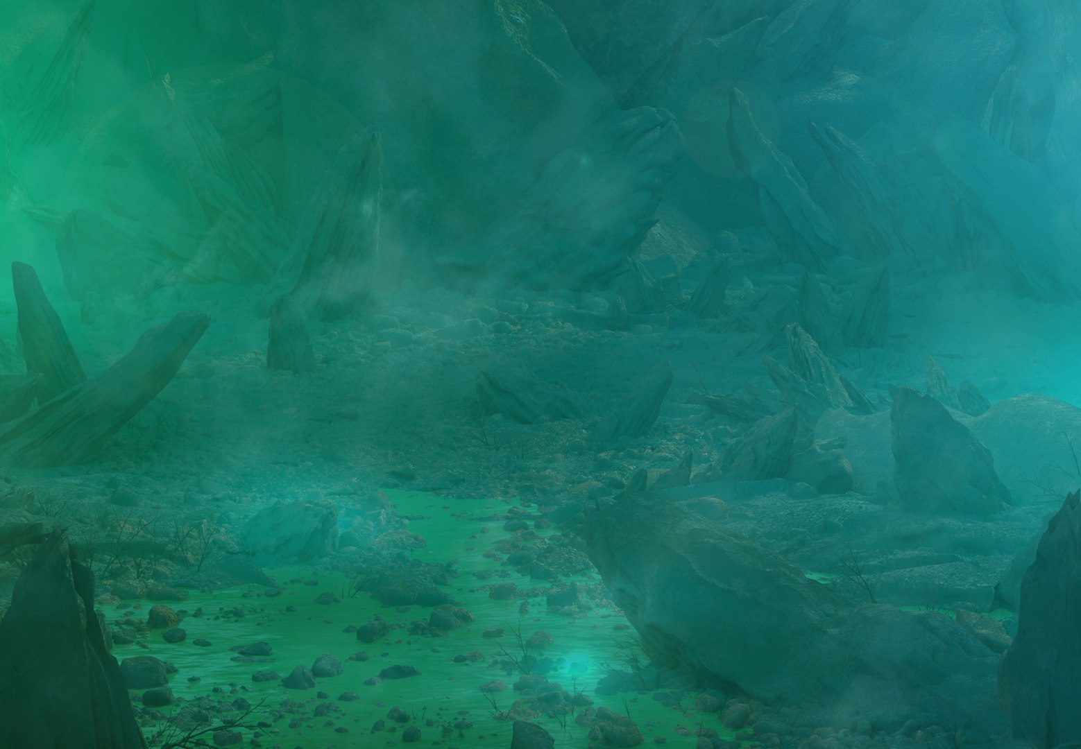 Alien Scifi Planet Environment 3D Model - TurboSquid 2113998