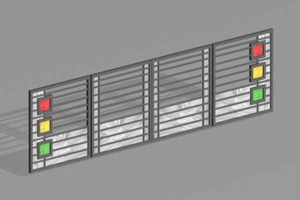 gate 3d model