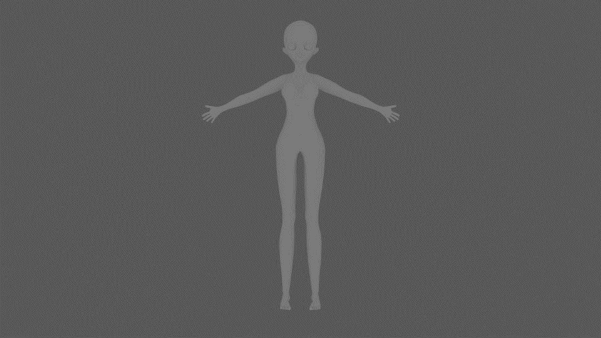 3d Cuerpo Humano Femenino Low Polly Model Turbosquid 1971010