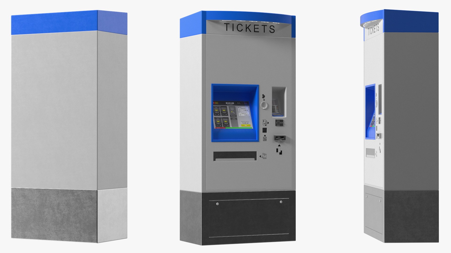 Self Service Ticket Machine 3D Model - TurboSquid 2269794