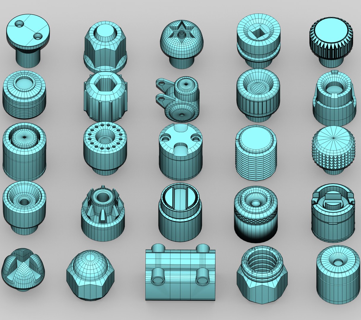 3D Model Metal Tools Accessories - TurboSquid 1163091