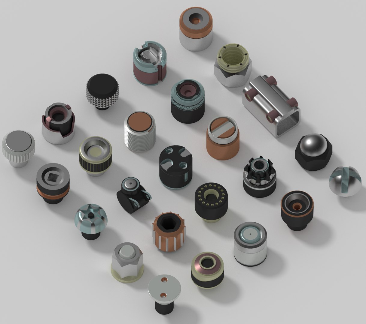 3D Model Metal Tools Accessories - TurboSquid 1163091