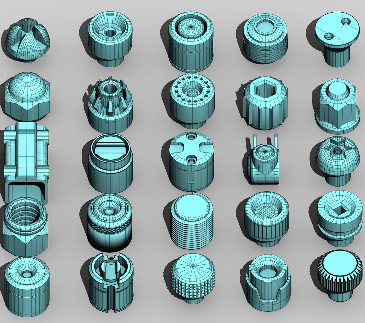 3D Model Metal Tools Accessories - TurboSquid 1163091