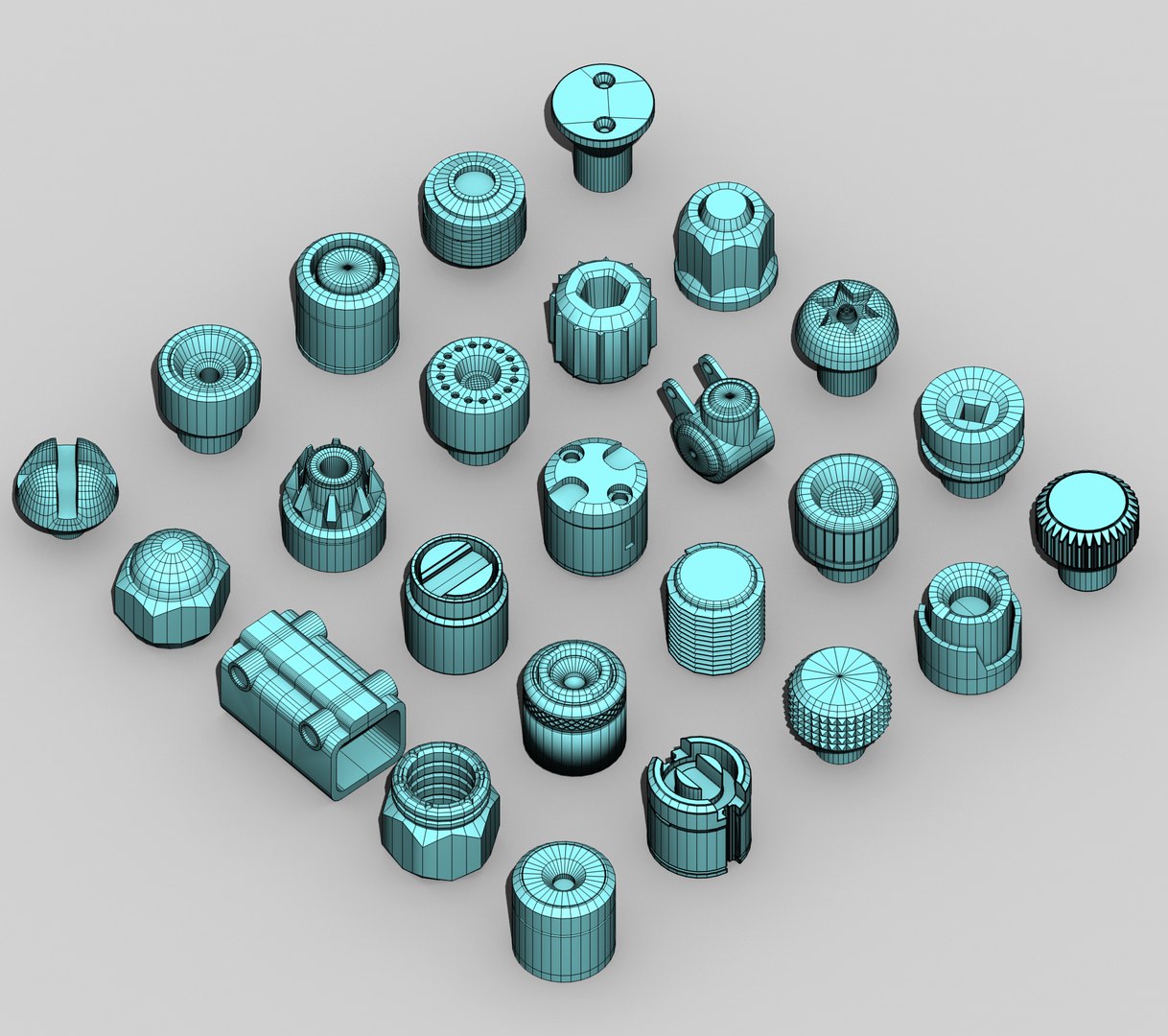 3D Model Metal Tools Accessories - TurboSquid 1163091