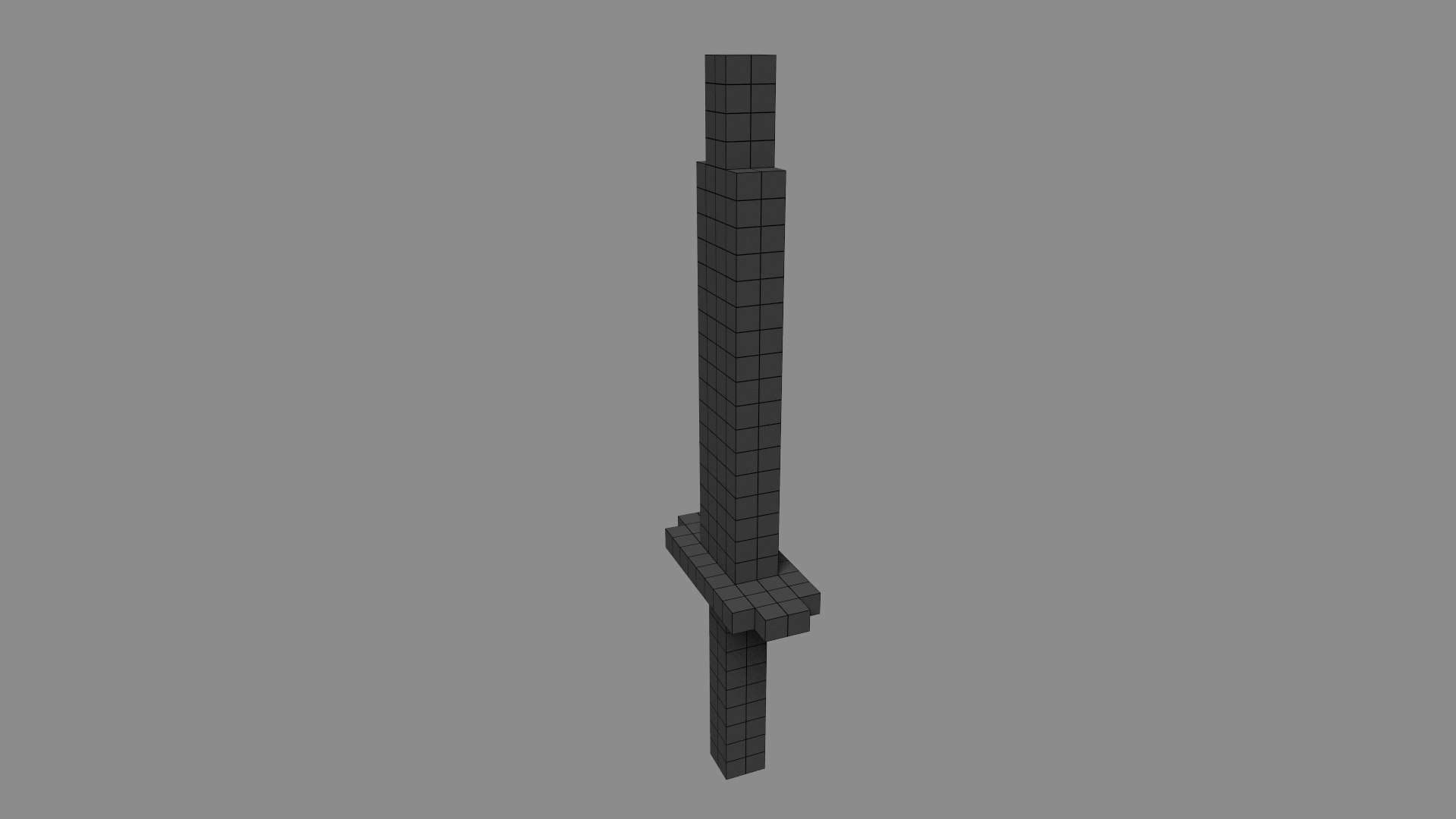 Voxel Knife 3D Model - TurboSquid 2042953