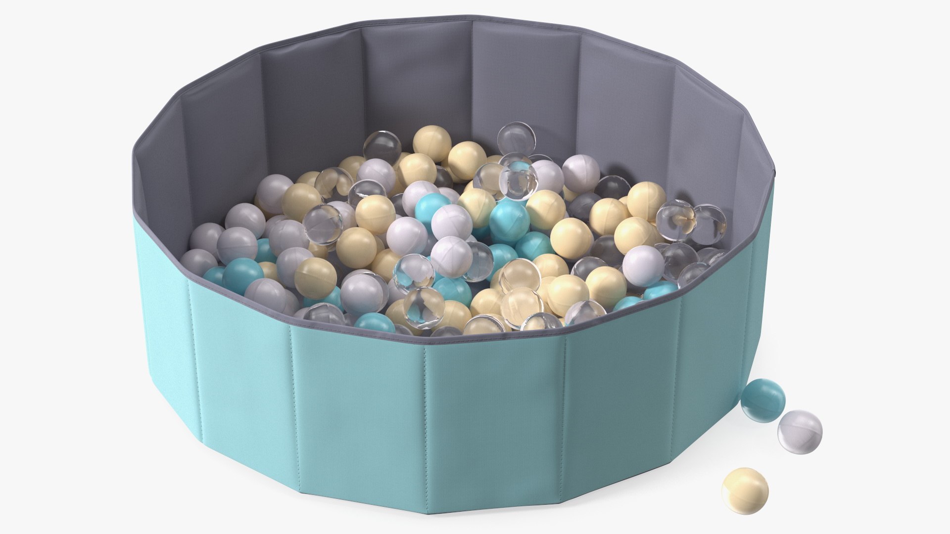 3D Foldable Dry Pool Blue Small - TurboSquid 1989039