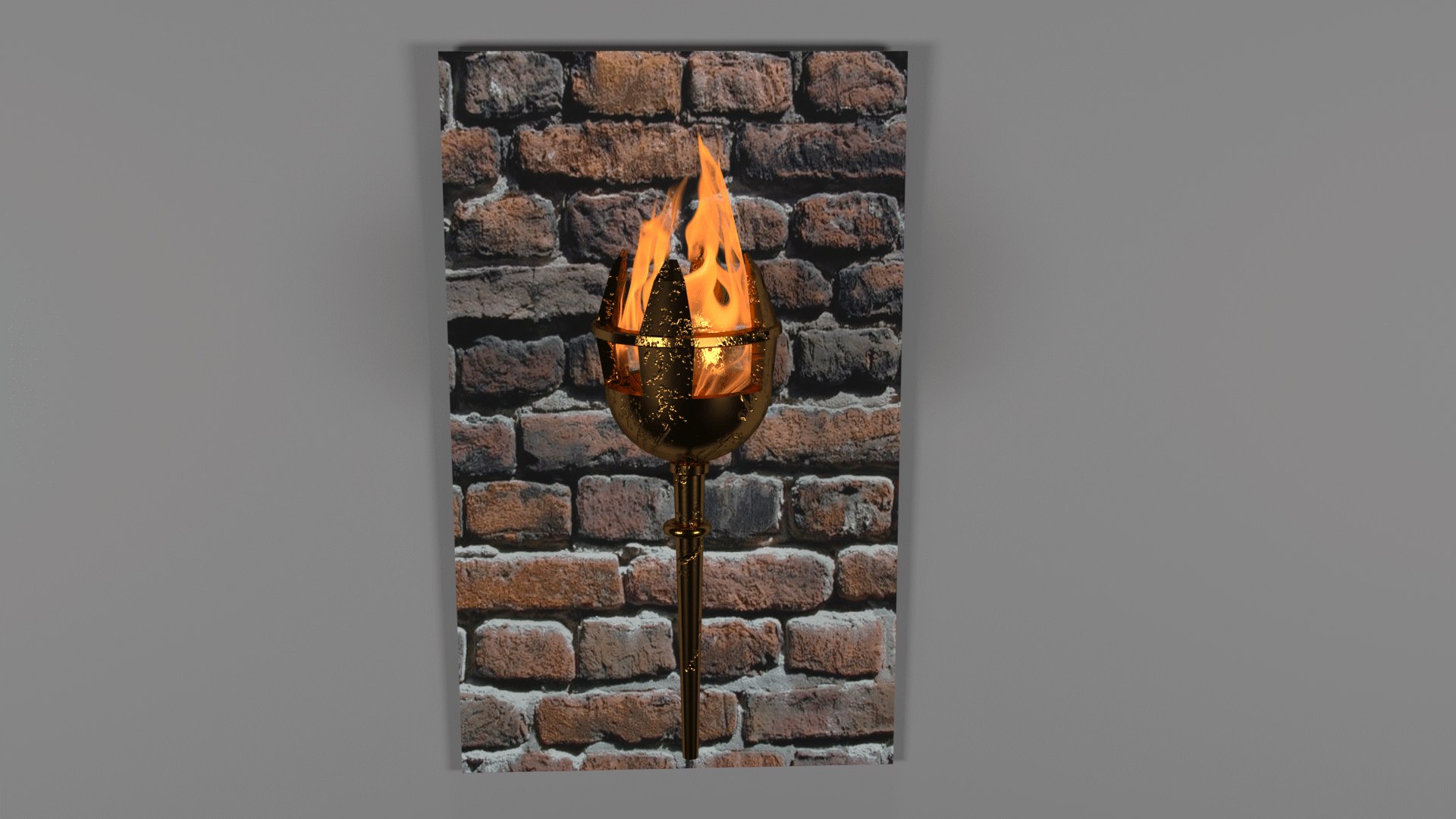 3D model Torch with fire model - TurboSquid 1865893