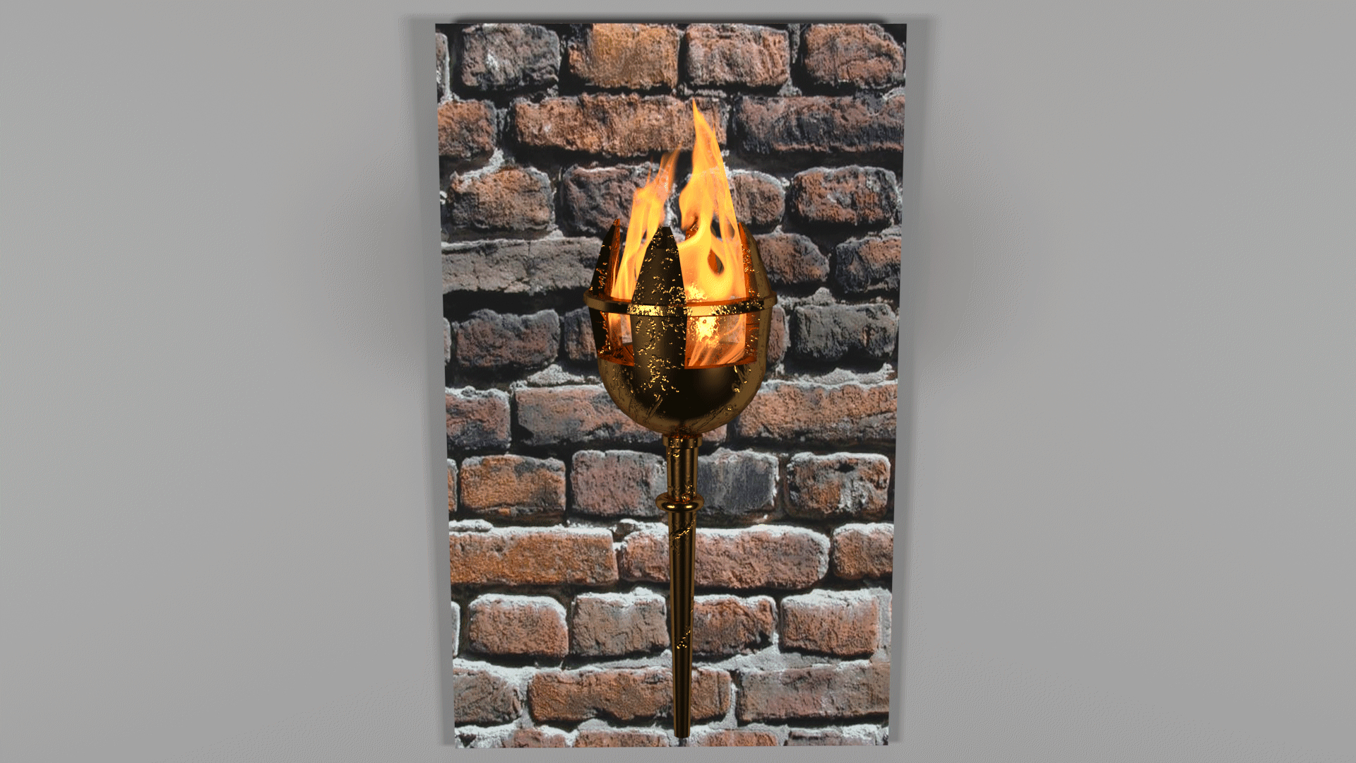 3D model Torch with fire model - TurboSquid 1865893