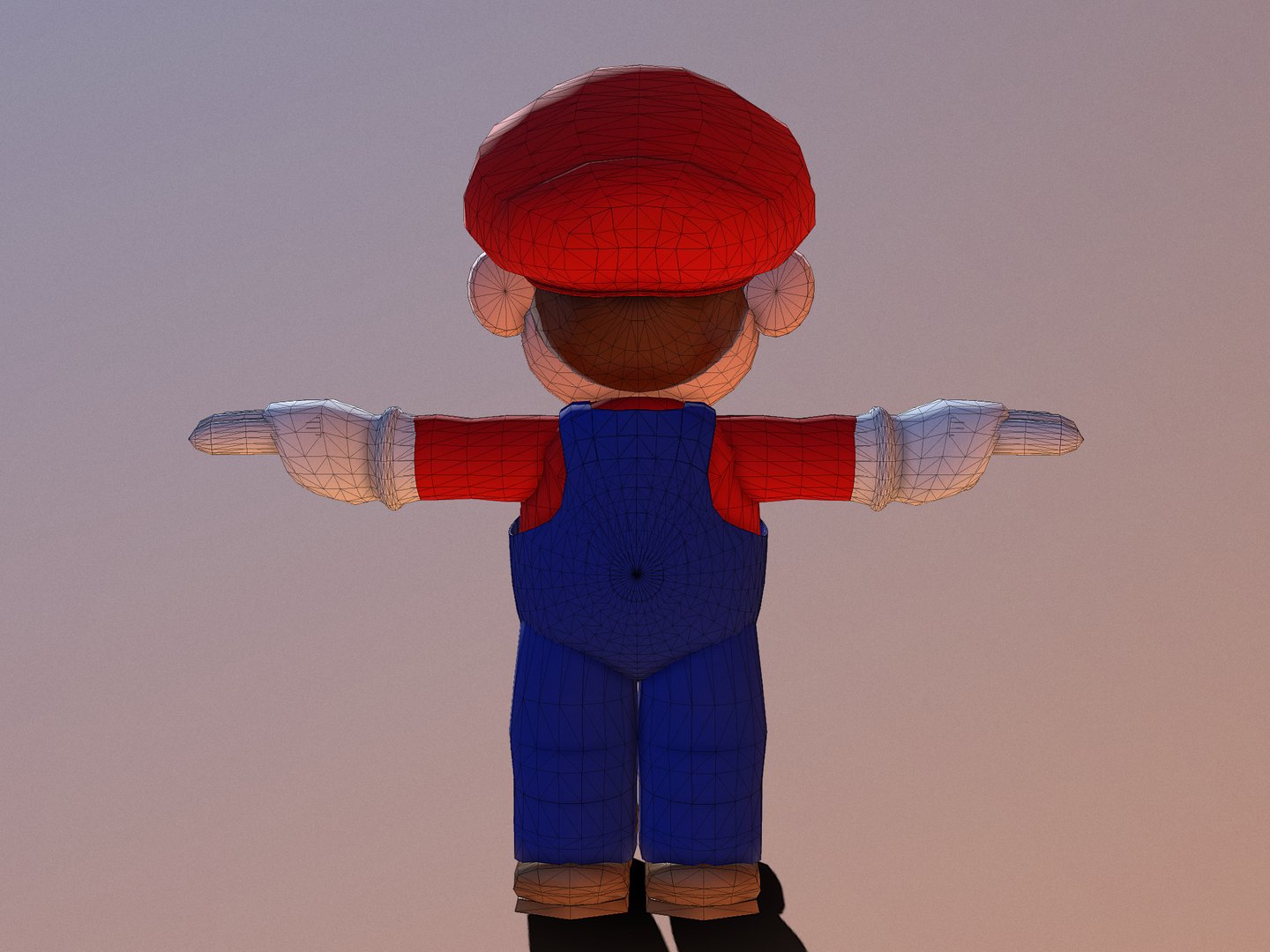 Free 3D Mario Character Model - TurboSquid 1308280