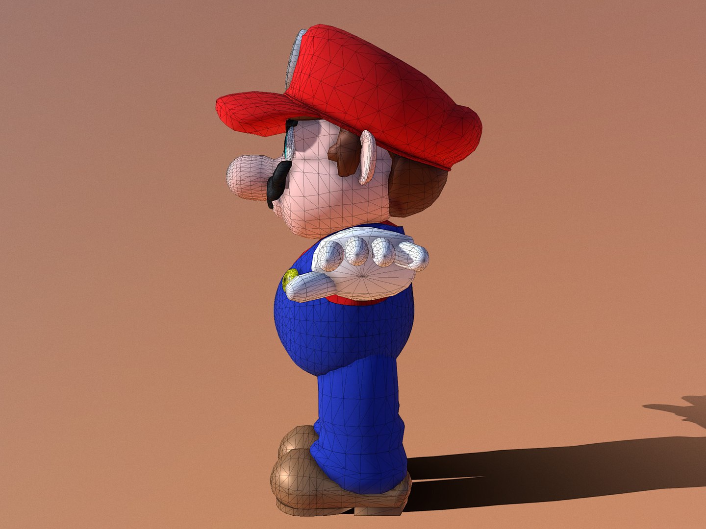 Free 3D Mario Character Model - TurboSquid 1308280