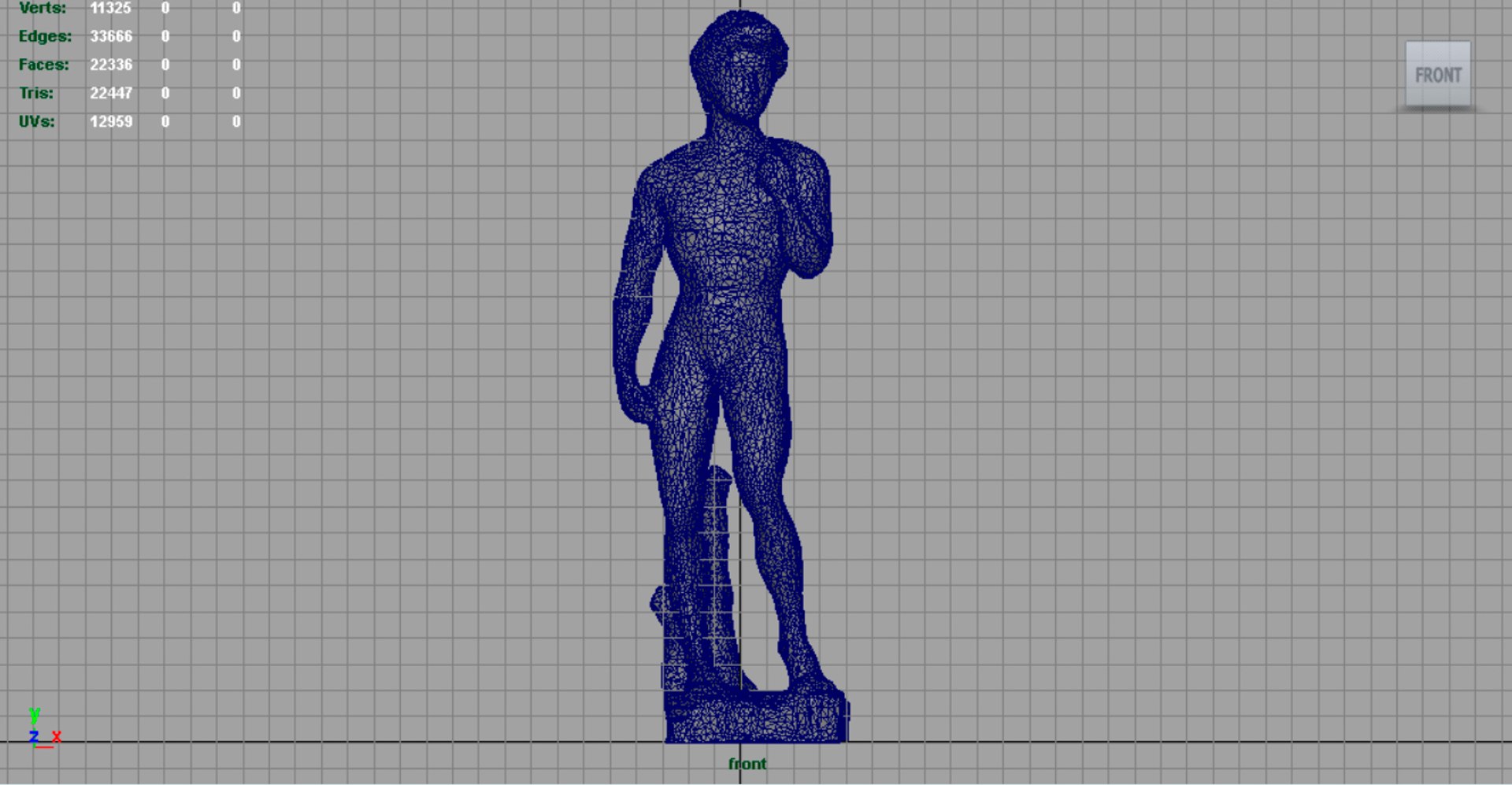 3D David Statue - TurboSquid 1170386