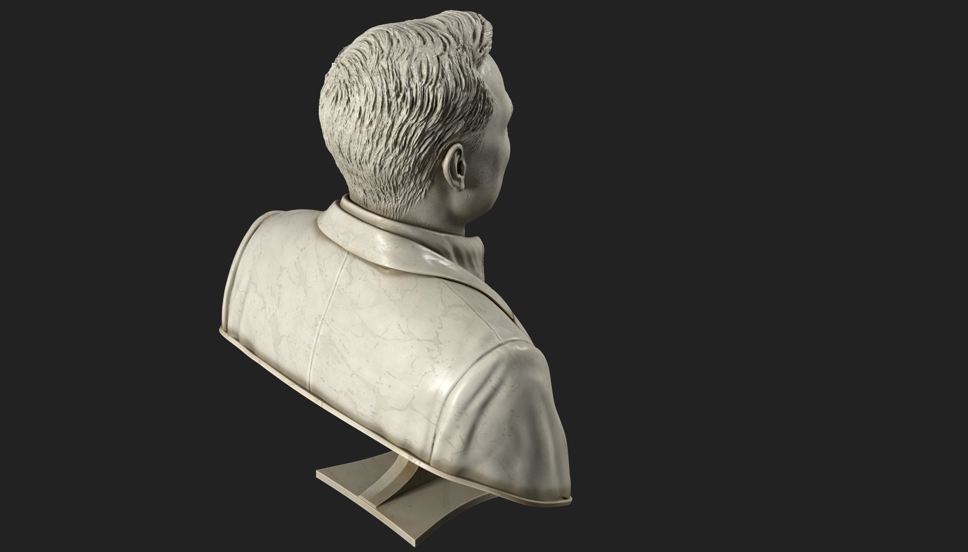3D Elon Musk Bust Model - TurboSquid 1274263