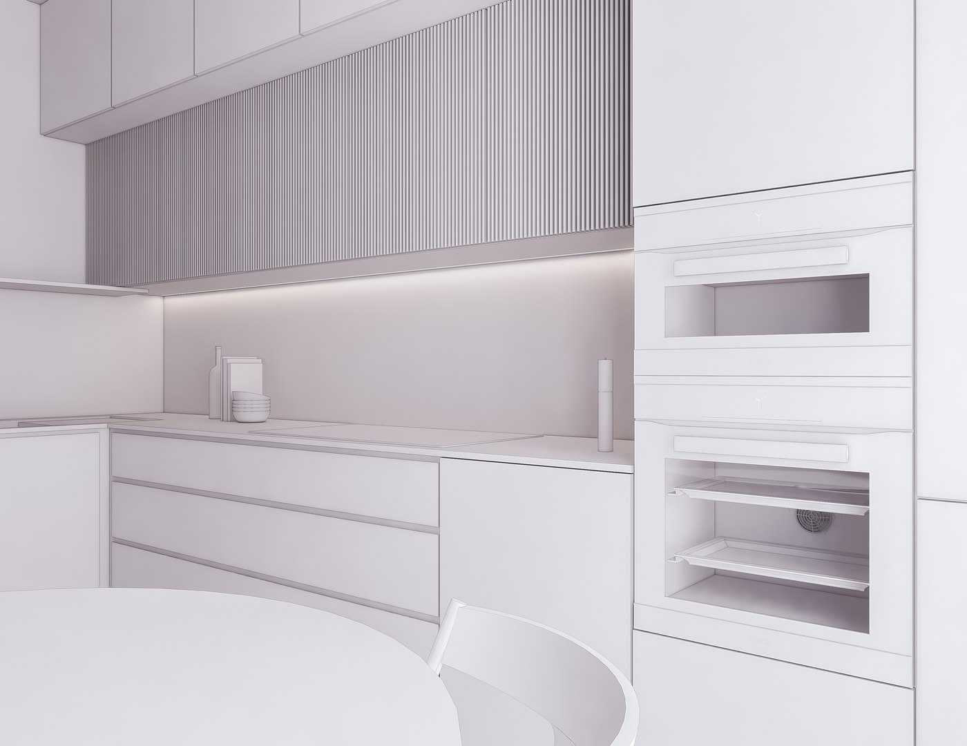 Modern Kitchen Created In Revit 11 3D Model - TurboSquid 1975038