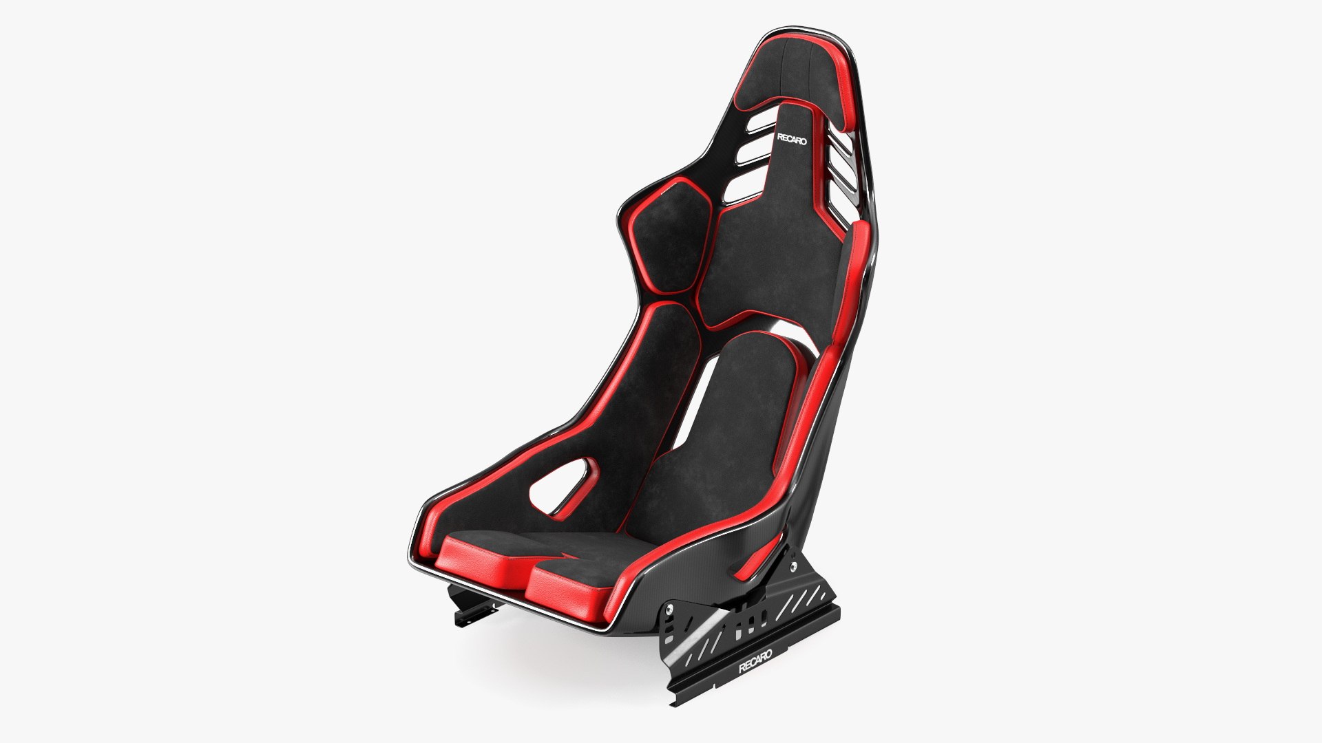 RECARO Podium CF Racing Seat Red Model - TurboSquid 2152641