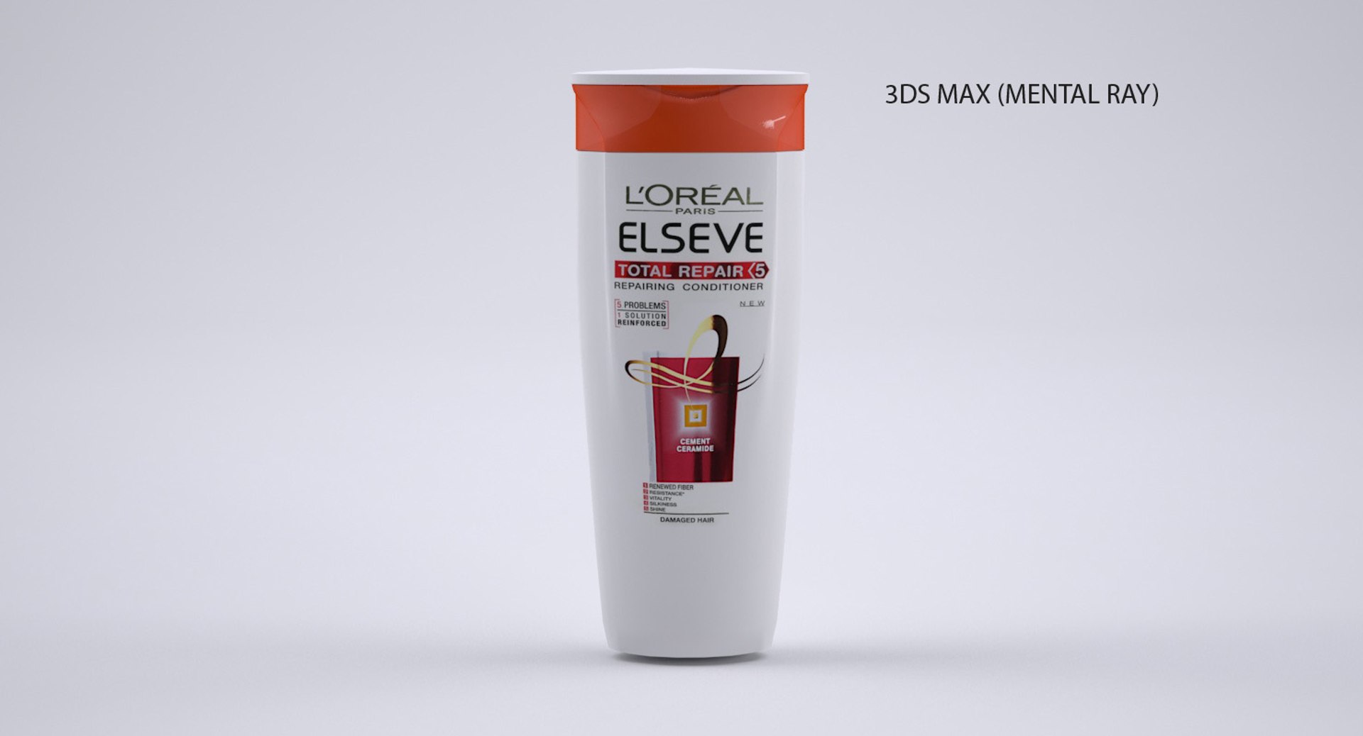 3d Model Shampoo Bottle