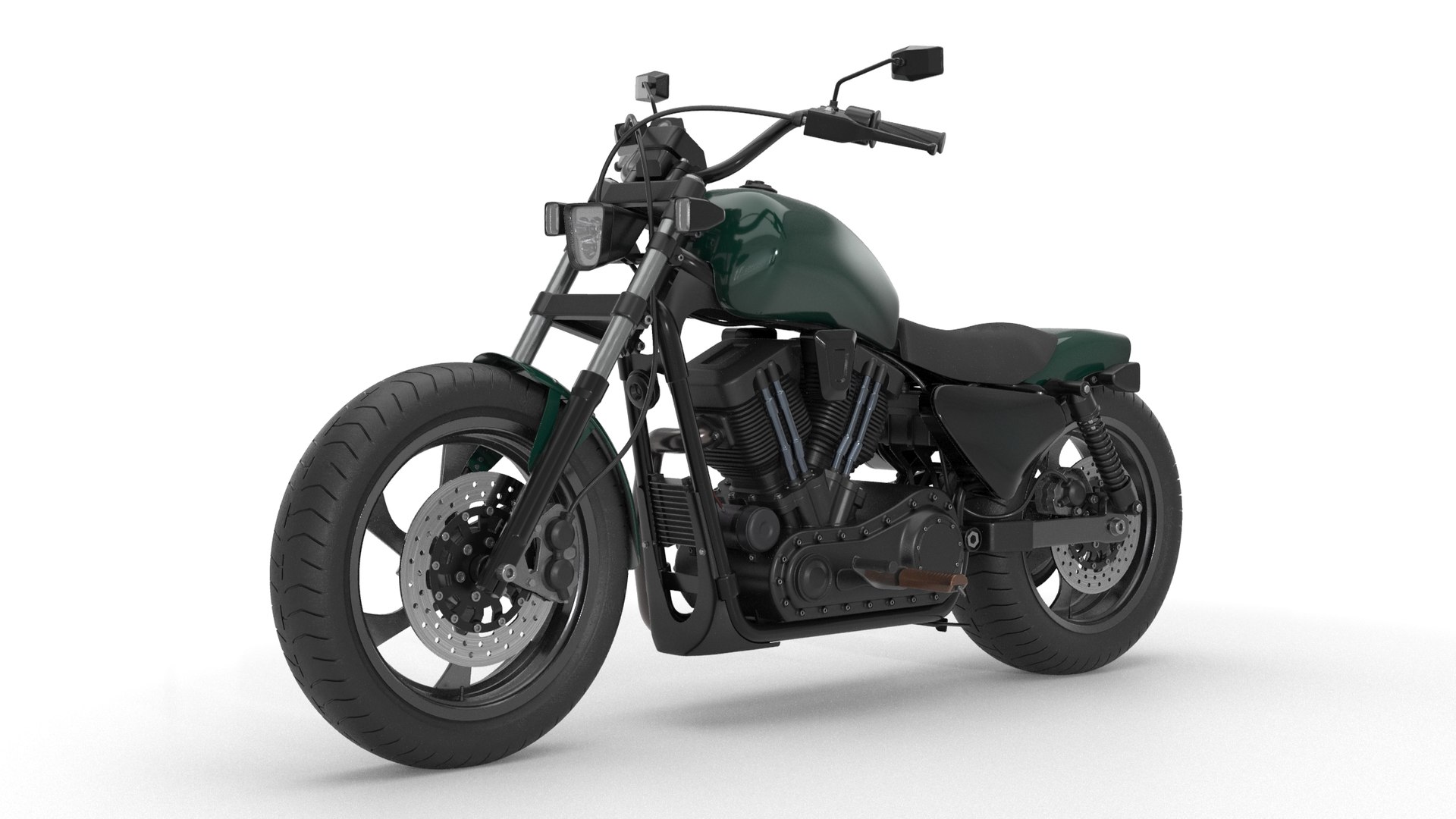 3D Generic Motorcycle 04 - TurboSquid 2485711