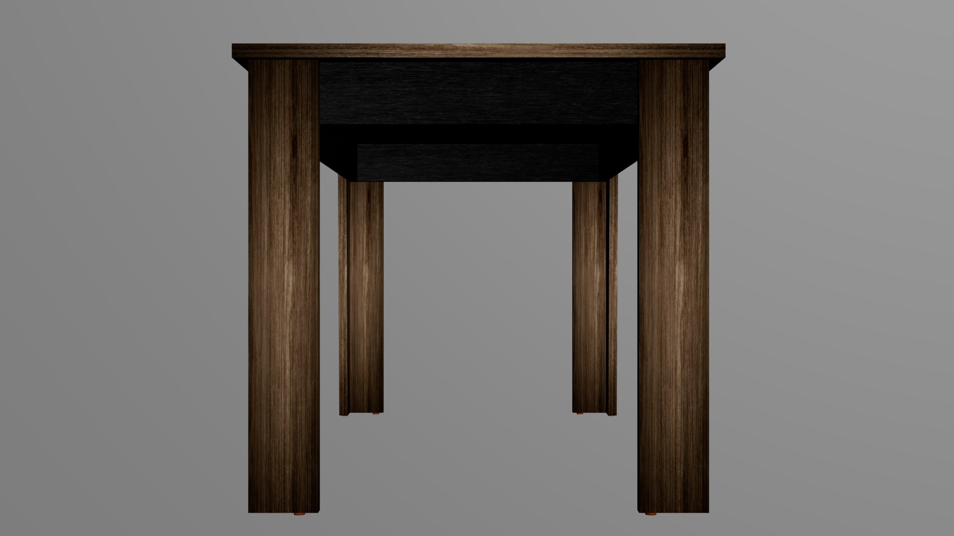 3D Wooden Table Model - TurboSquid 2328369