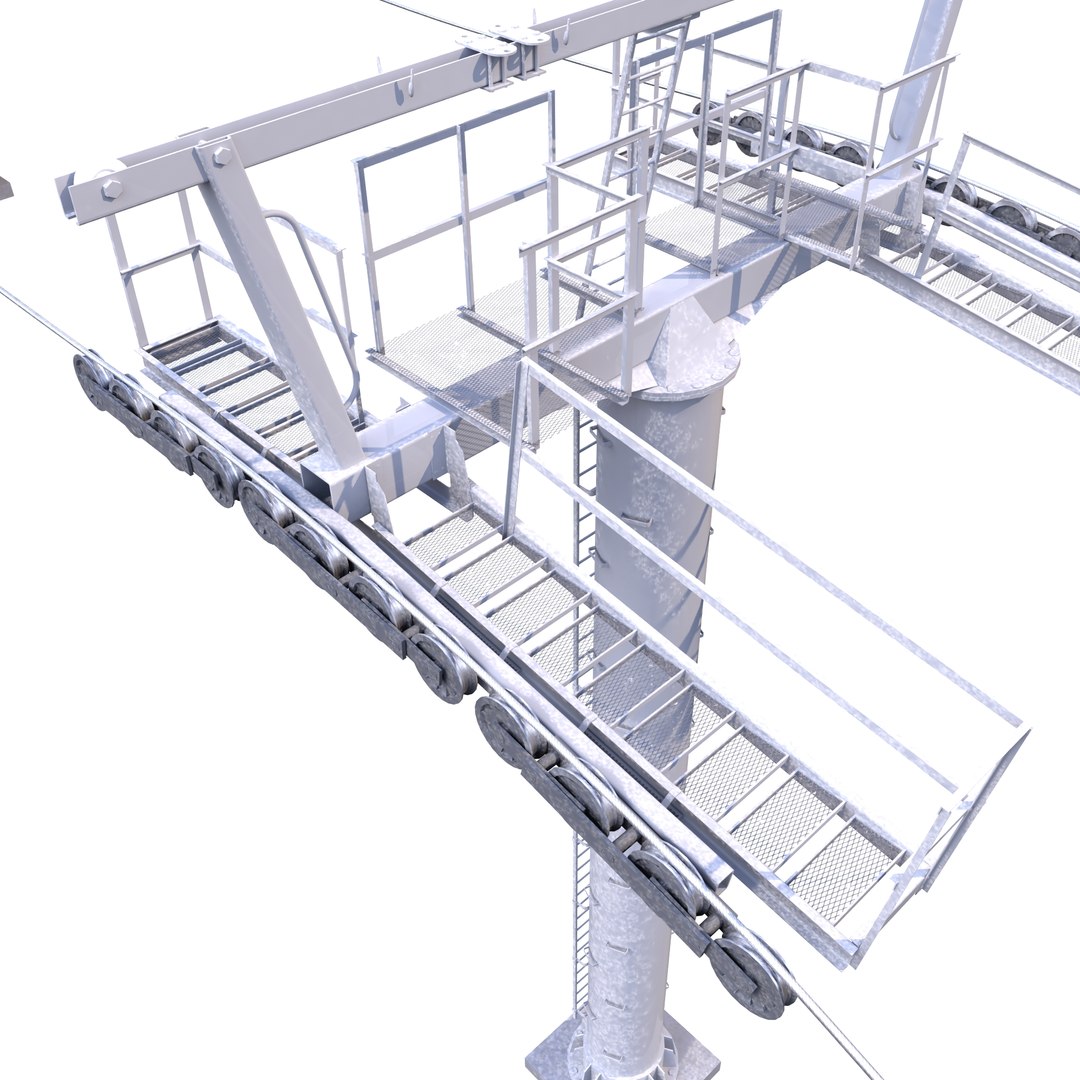 3D Model Ski Lift Cableway Car | 1148664 | TurboSquid