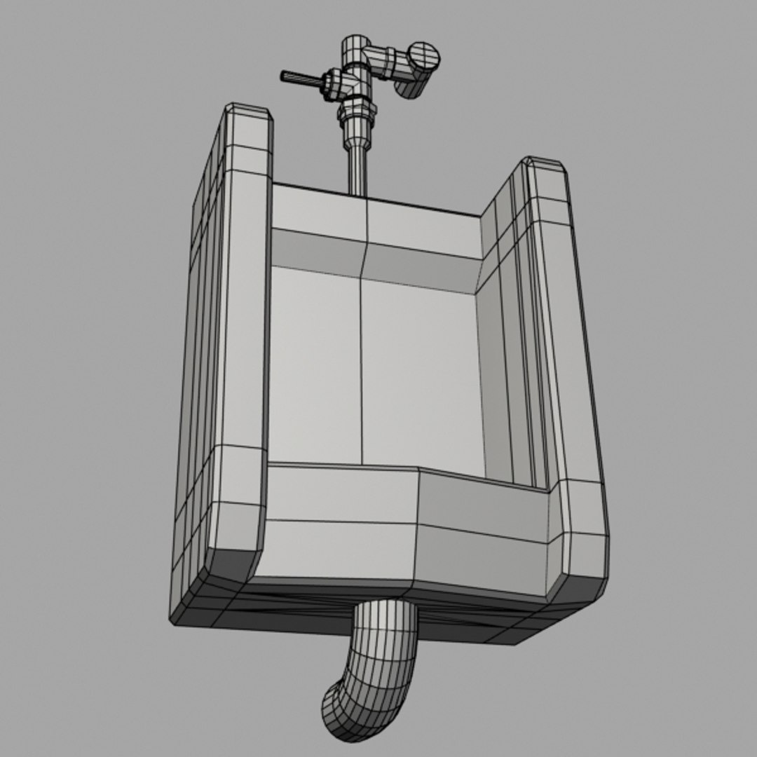 3d Model Urinal