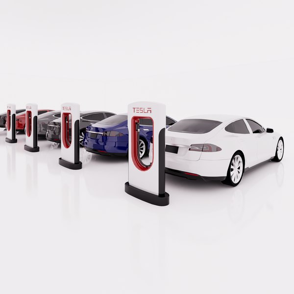 modèle 3D de Famille Tesla Revit avec chargeurs - TurboSquid 1684488