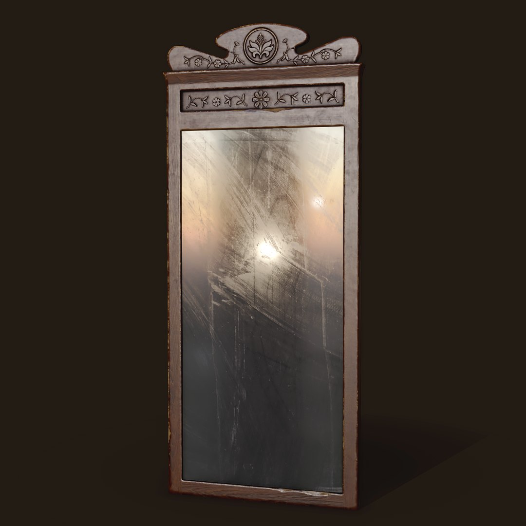 Victorian Dirty Mirror Ready 3D Model - TurboSquid 1384201