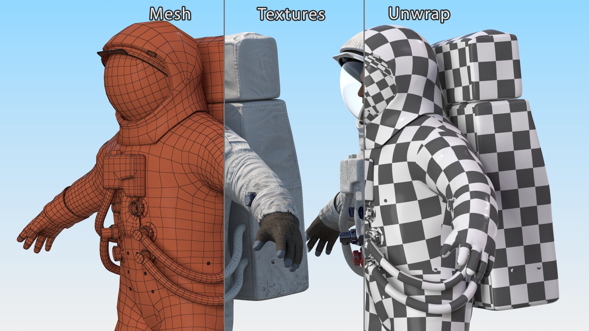 NASA Astronaut Suit A7L Rigged 3D Model - TurboSquid 2351880