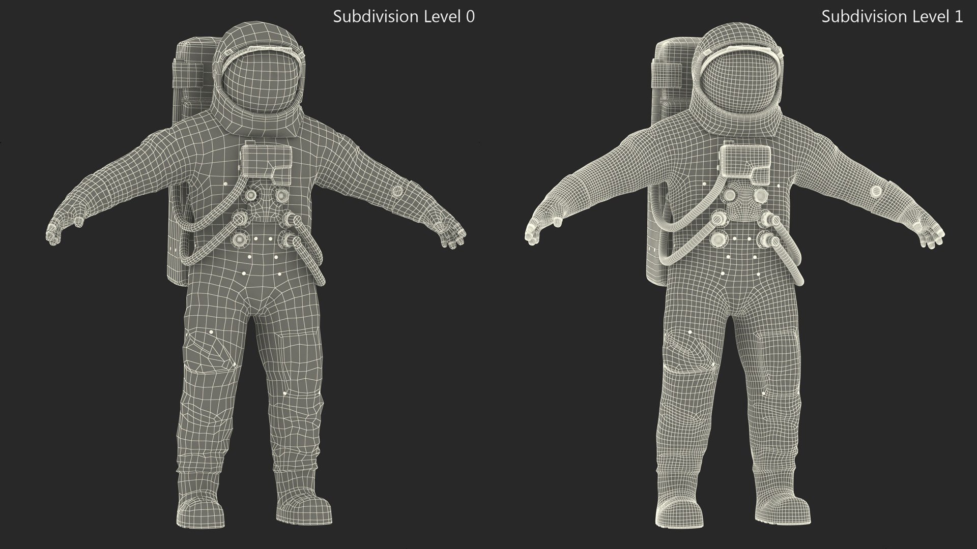 NASA Astronaut Suit A7L Rigged 3D Model - TurboSquid 2351880