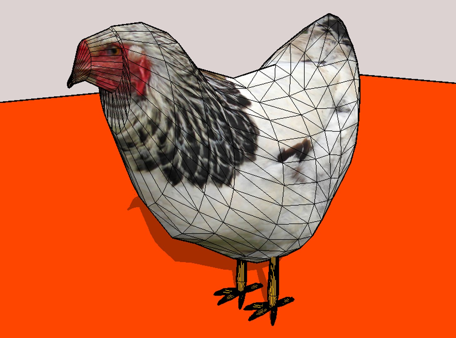 3d Chicken Sketchup