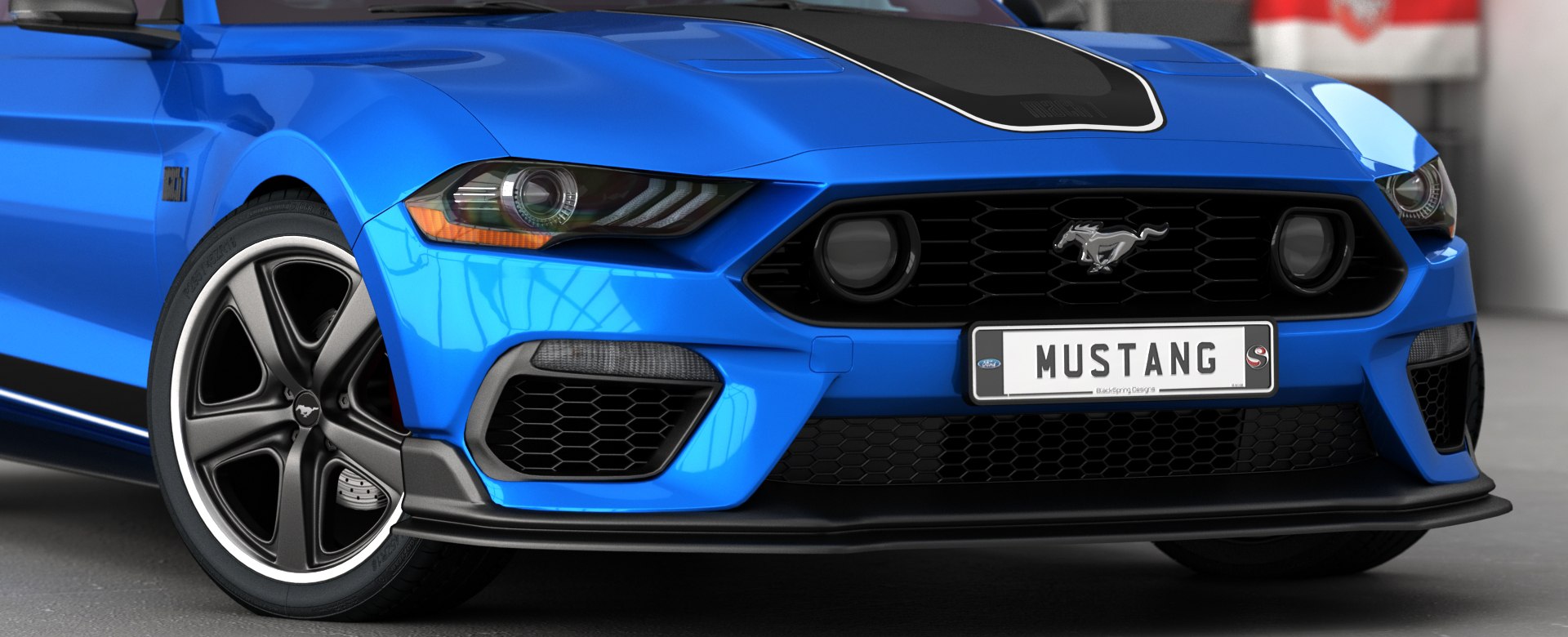 Realistic mustang 2021 opening 3D model - TurboSquid 1644960