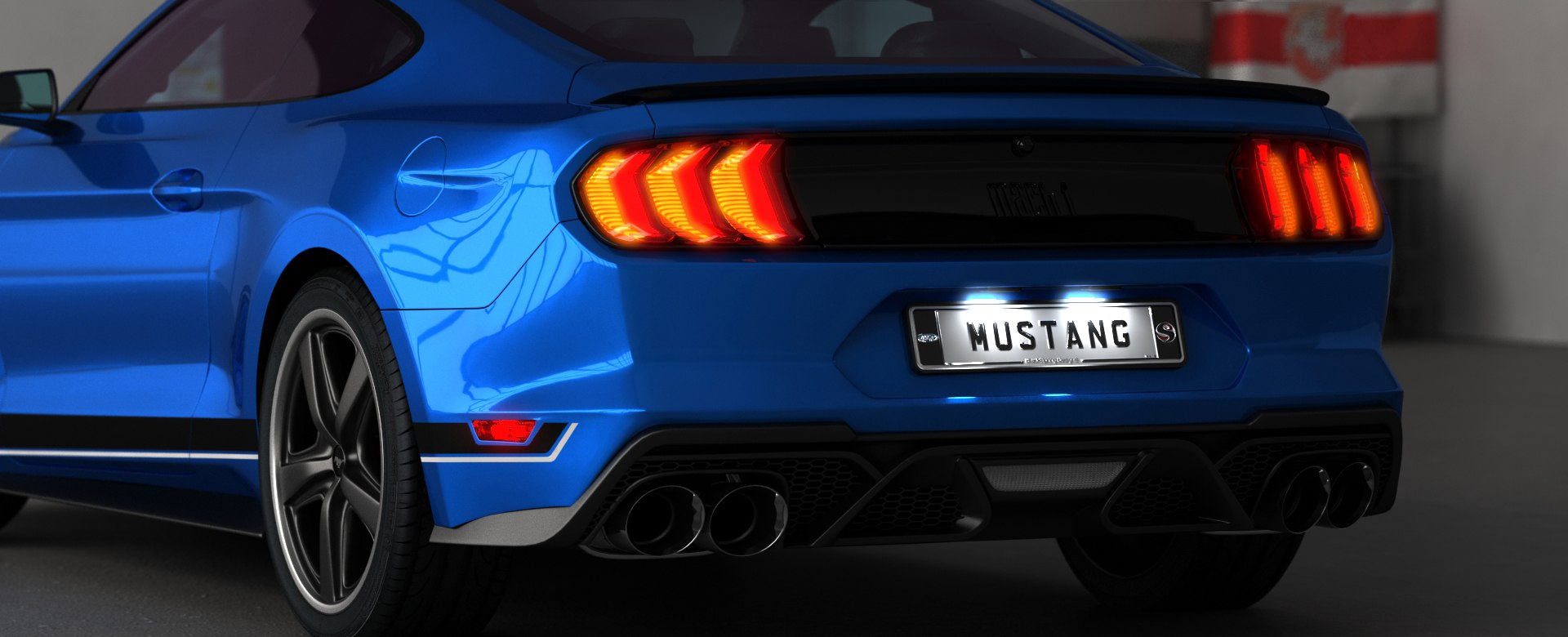Realistic mustang 2021 opening 3D model - TurboSquid 1644960