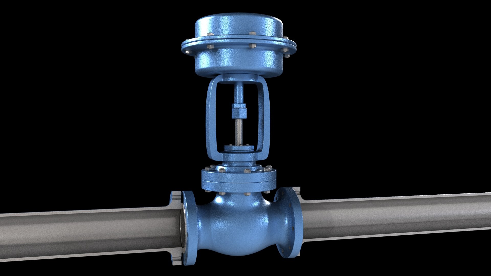 Industrial Pipes Control Valve 3D Model - TurboSquid 2511613